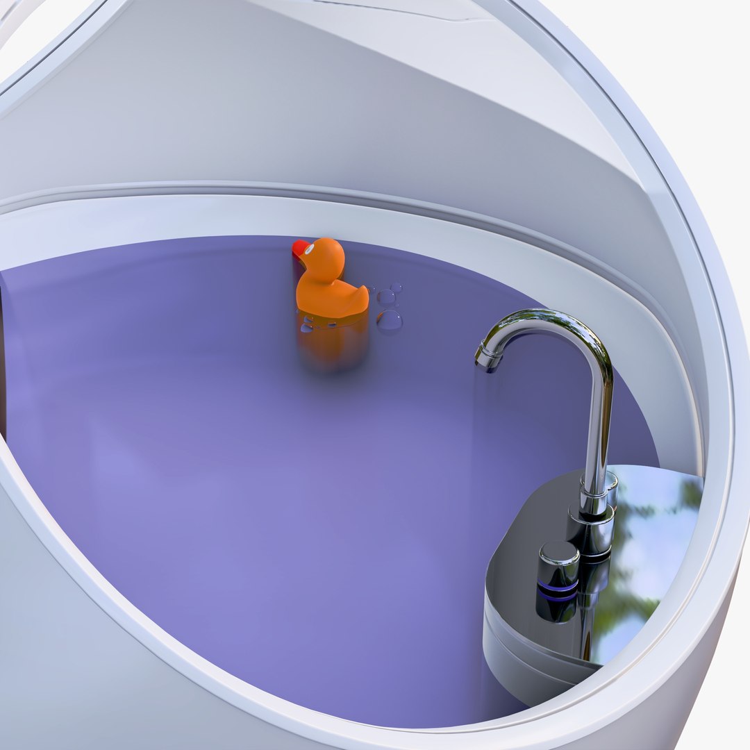 Futuristic Bath Pod M1 3D Model - TurboSquid 2515114