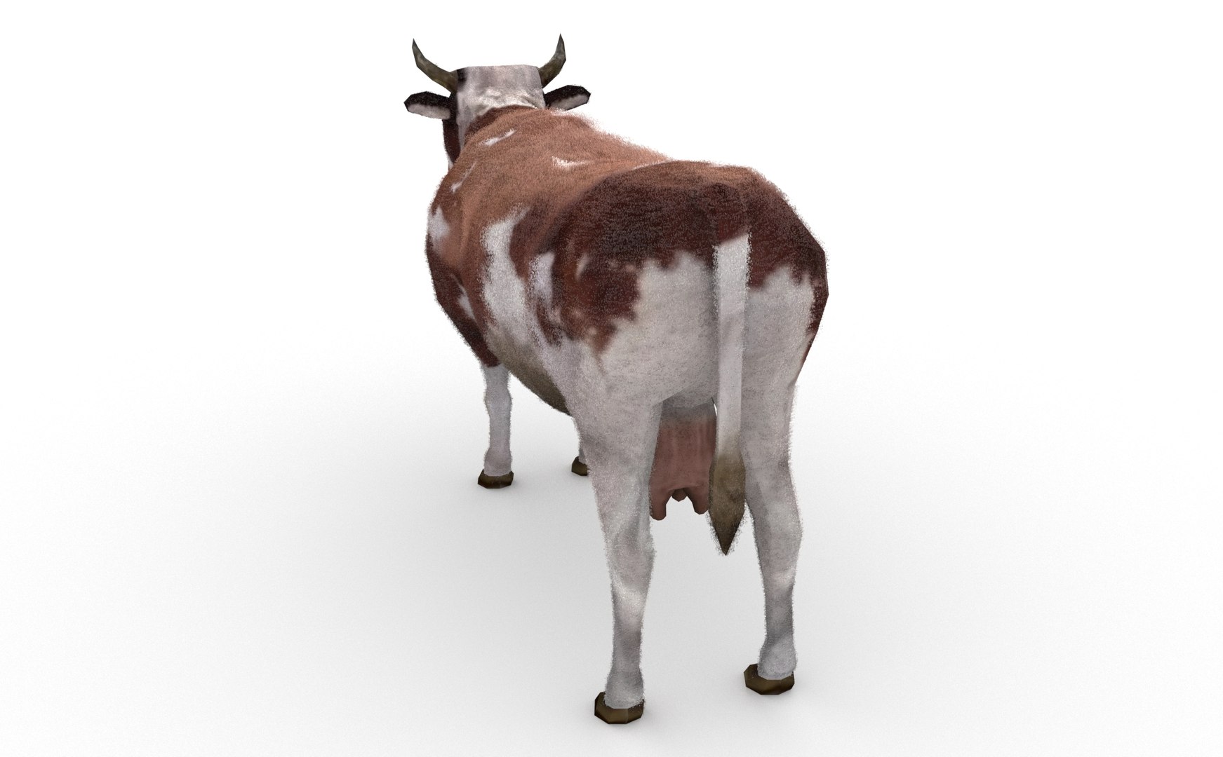 3D Cow Rendered Model - TurboSquid 1576513