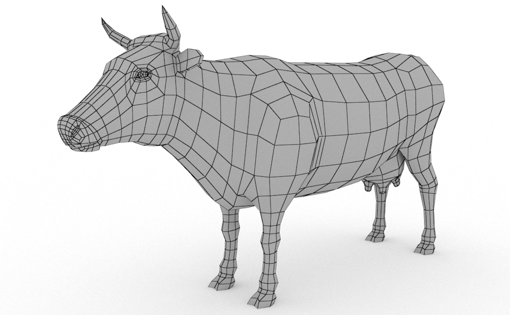 3D Cow Rendered Model - TurboSquid 1576513