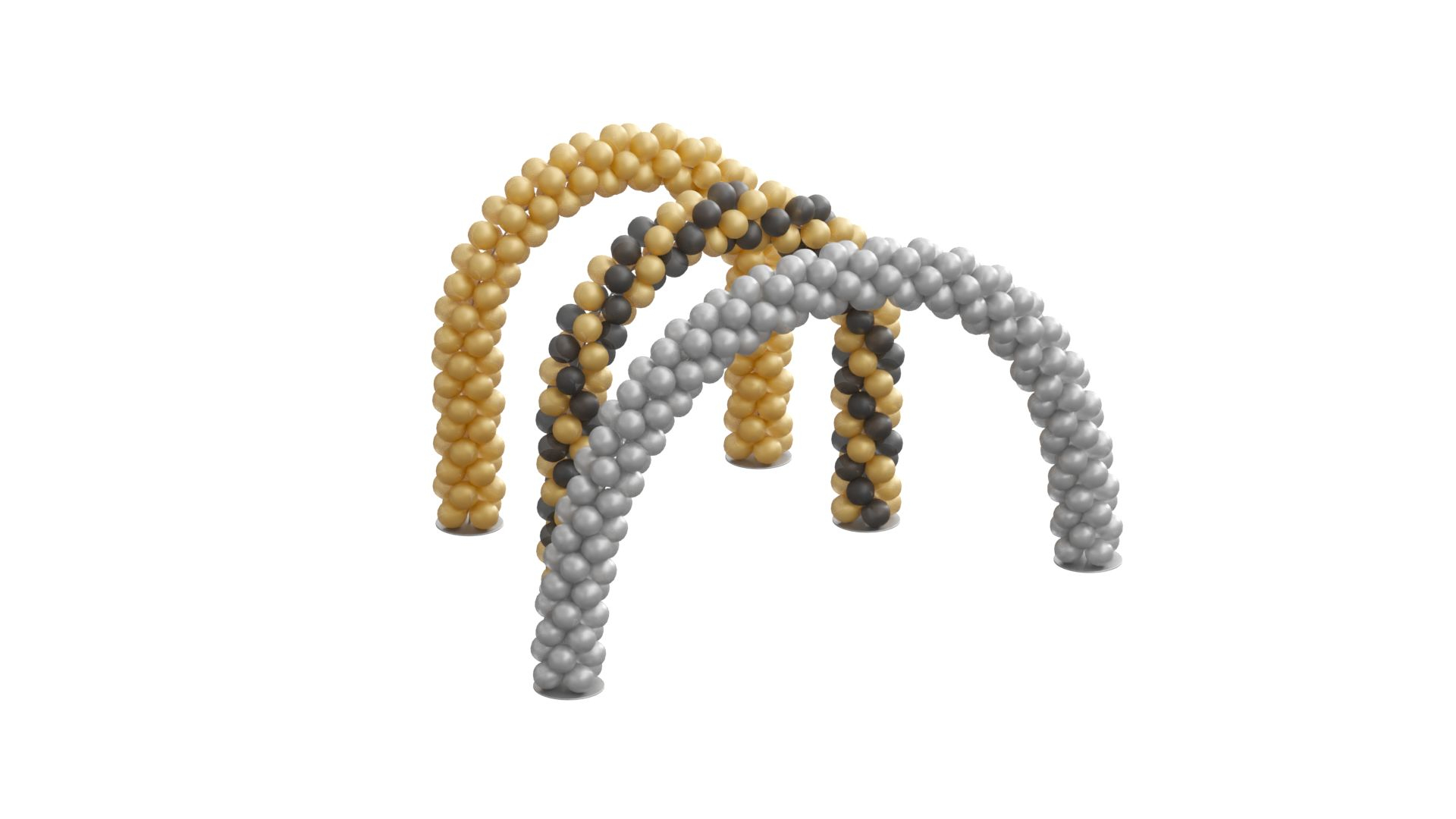 3D Balloon Arches For Events - TurboSquid 2432420