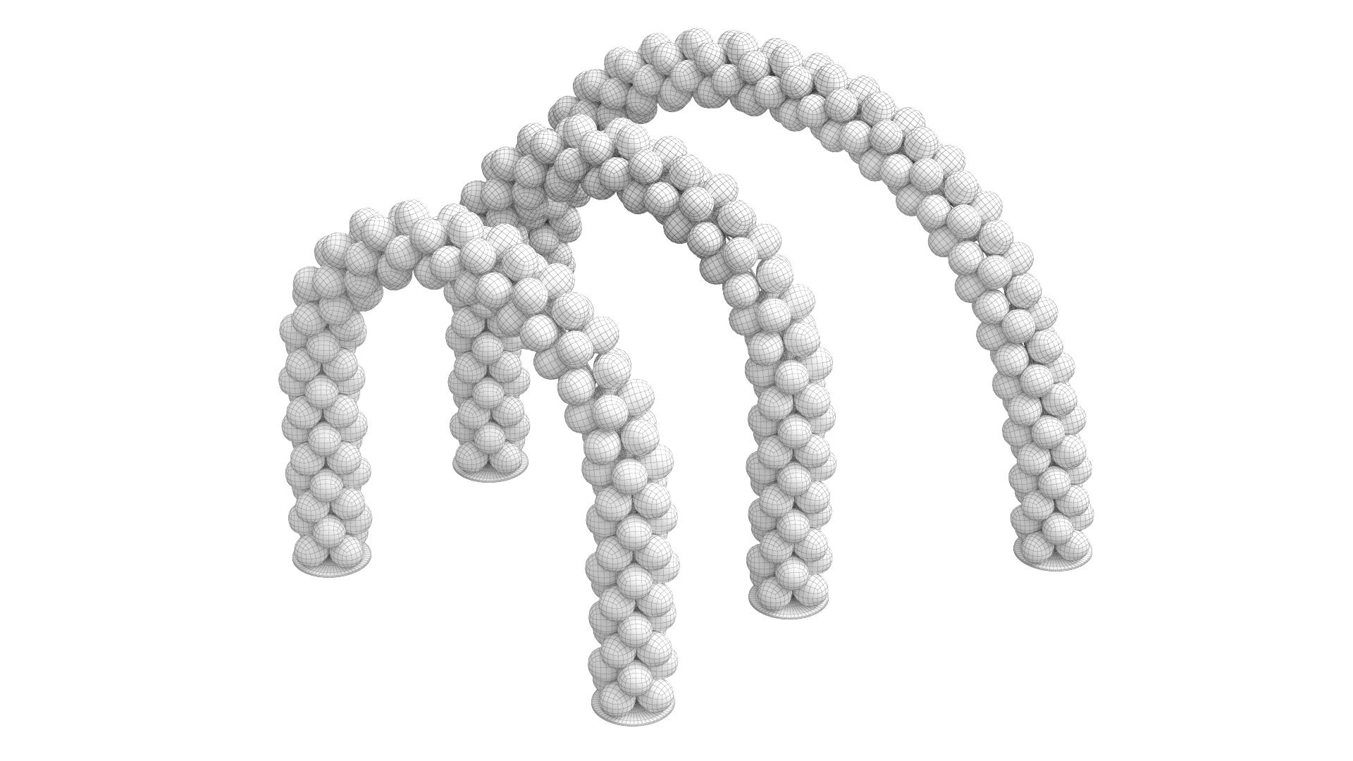 3D Balloon Arches For Events - TurboSquid 2432420