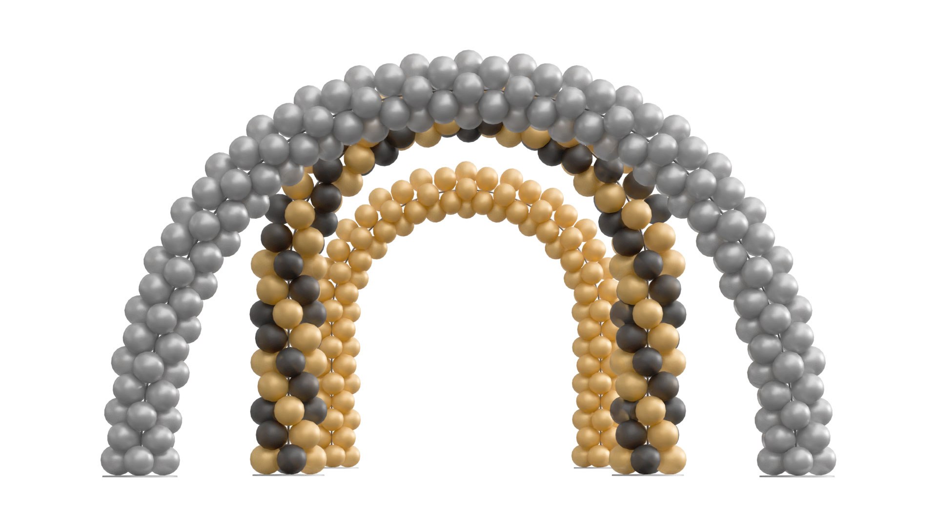 3D Balloon Arches For Events - TurboSquid 2432420
