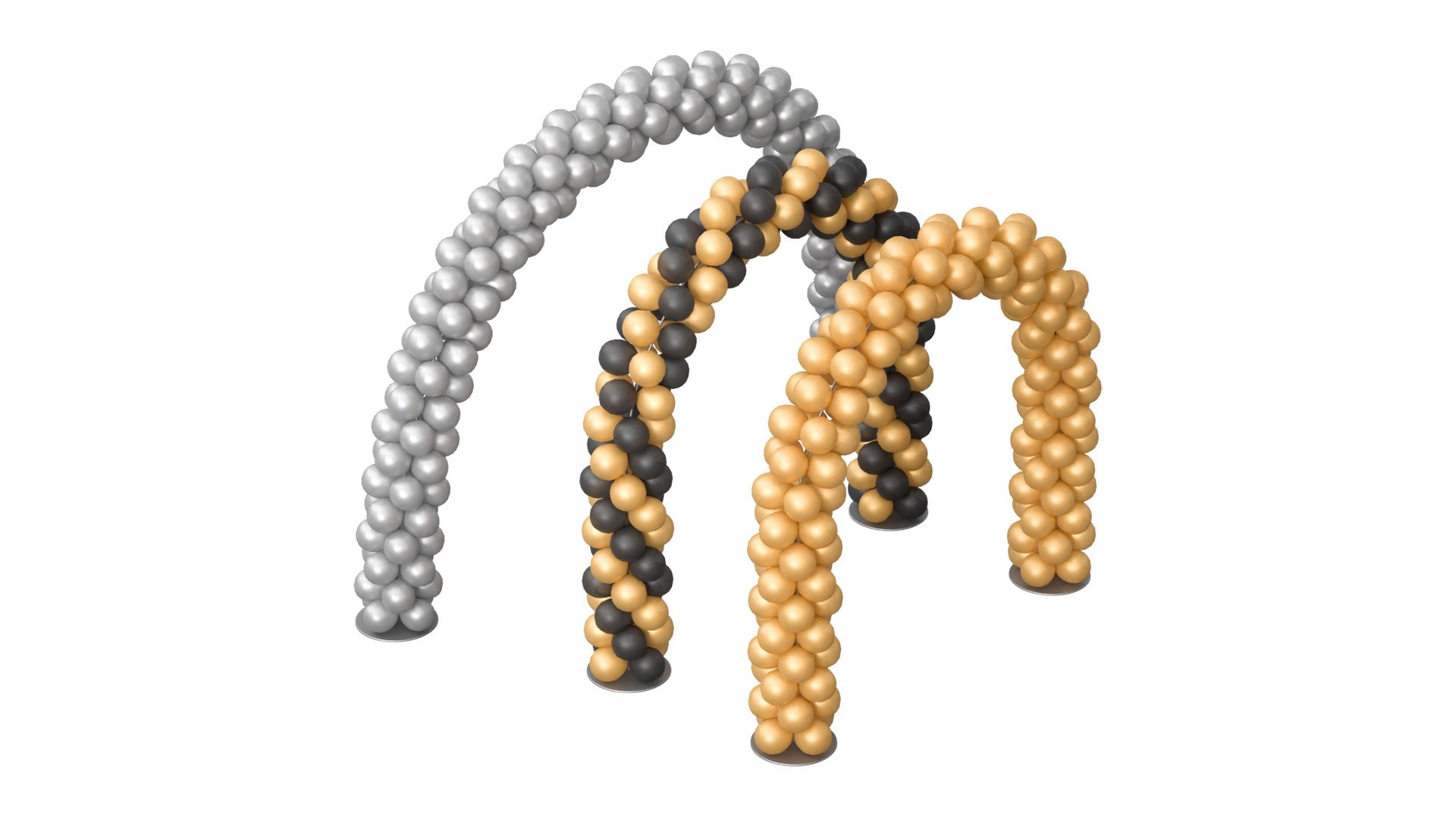 3D Balloon Arches For Events - TurboSquid 2432420