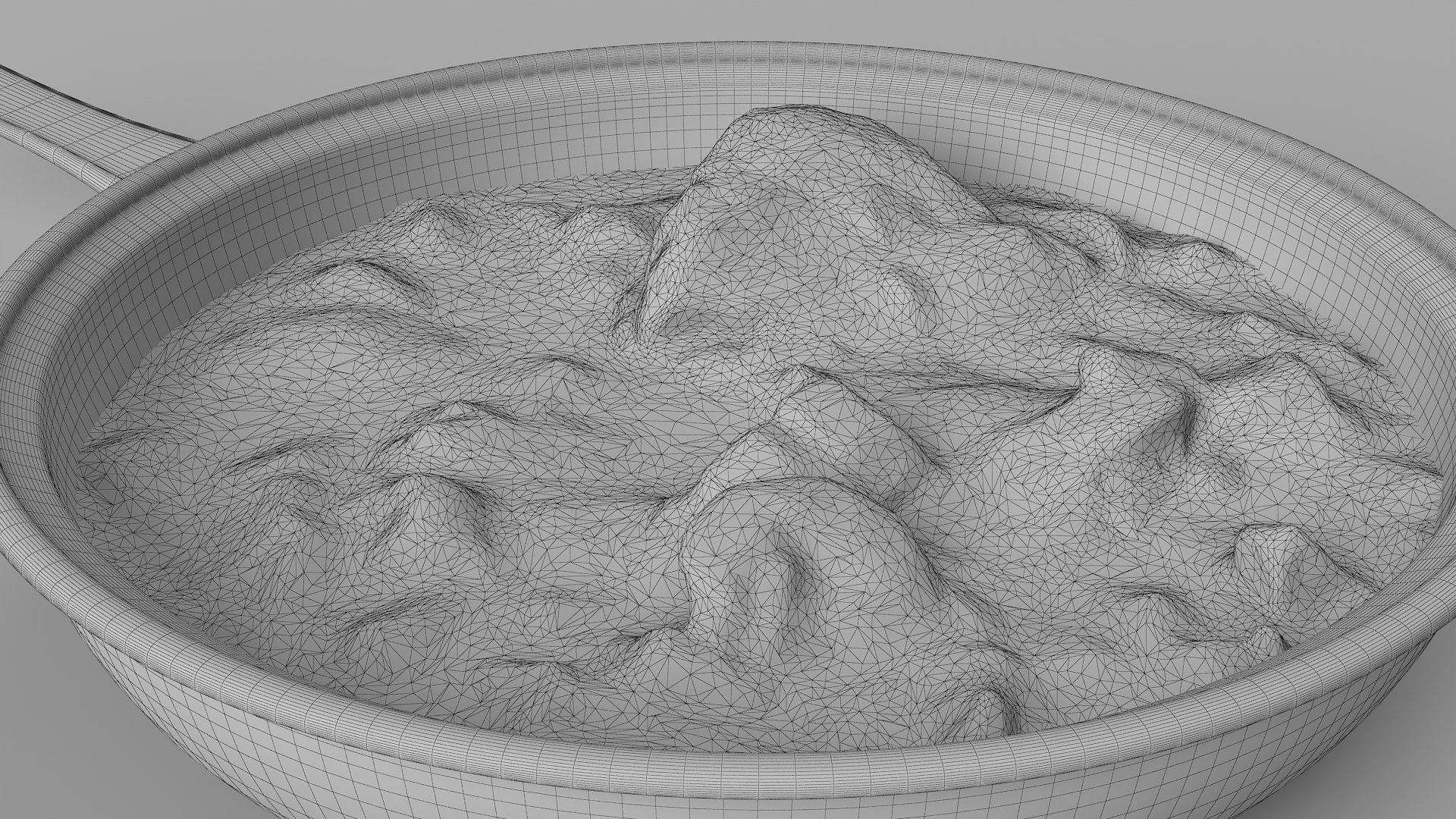 Pan 04 With Fish Model - TurboSquid 1897135