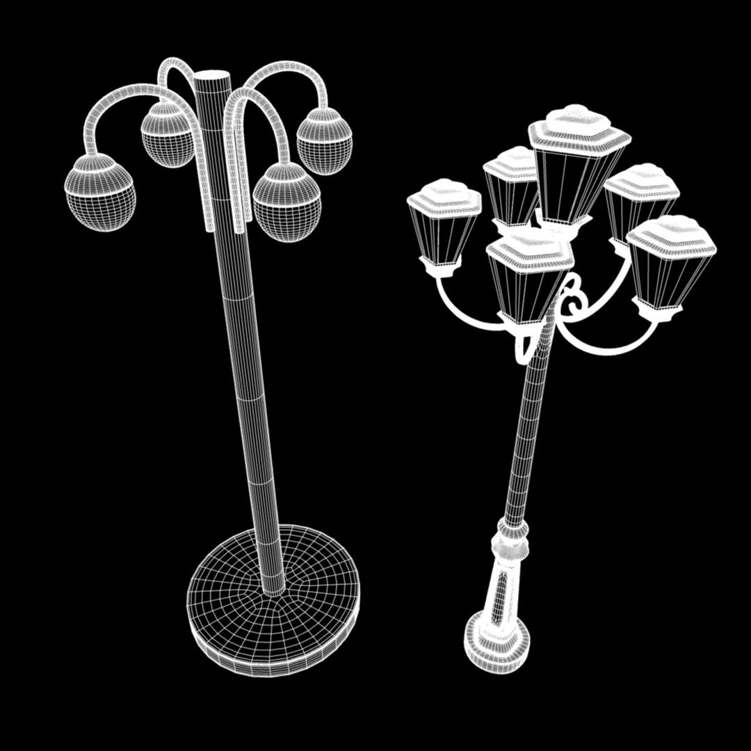 Street Lamp Lighting Obj