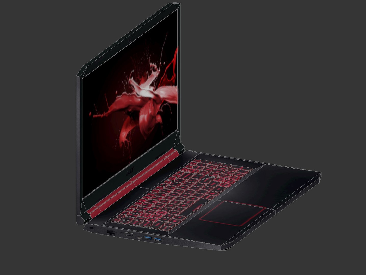 3D Notebook Acer Nitro 5 Model - TurboSquid 1553366