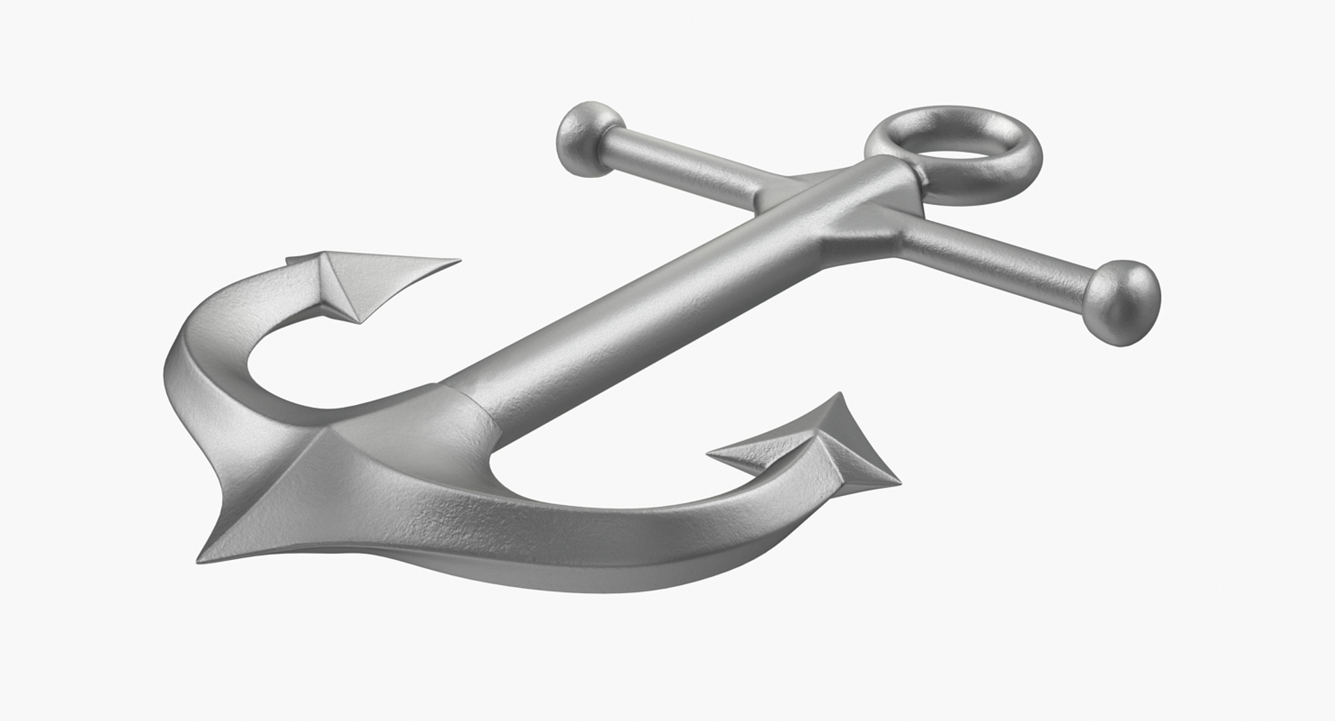 3D Model Silver Anchor - TurboSquid 1222972