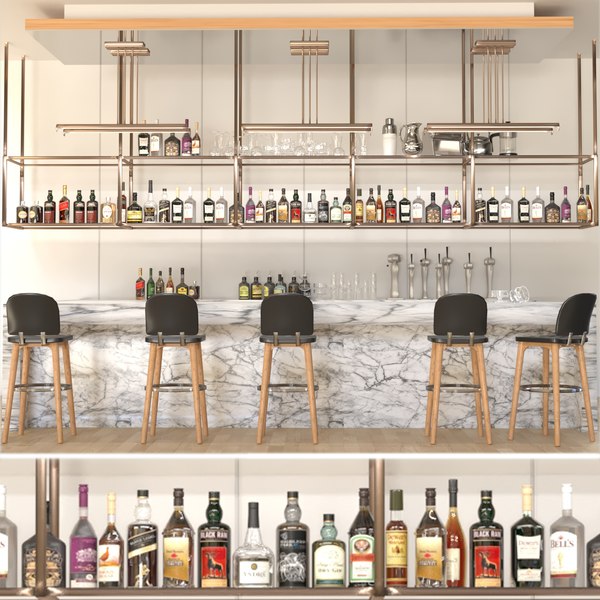 Bar Interior 3D Models for Download | TurboSquid