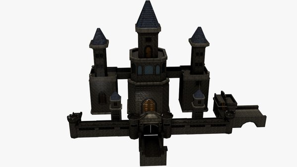 3D modular castle - TurboSquid 1443524