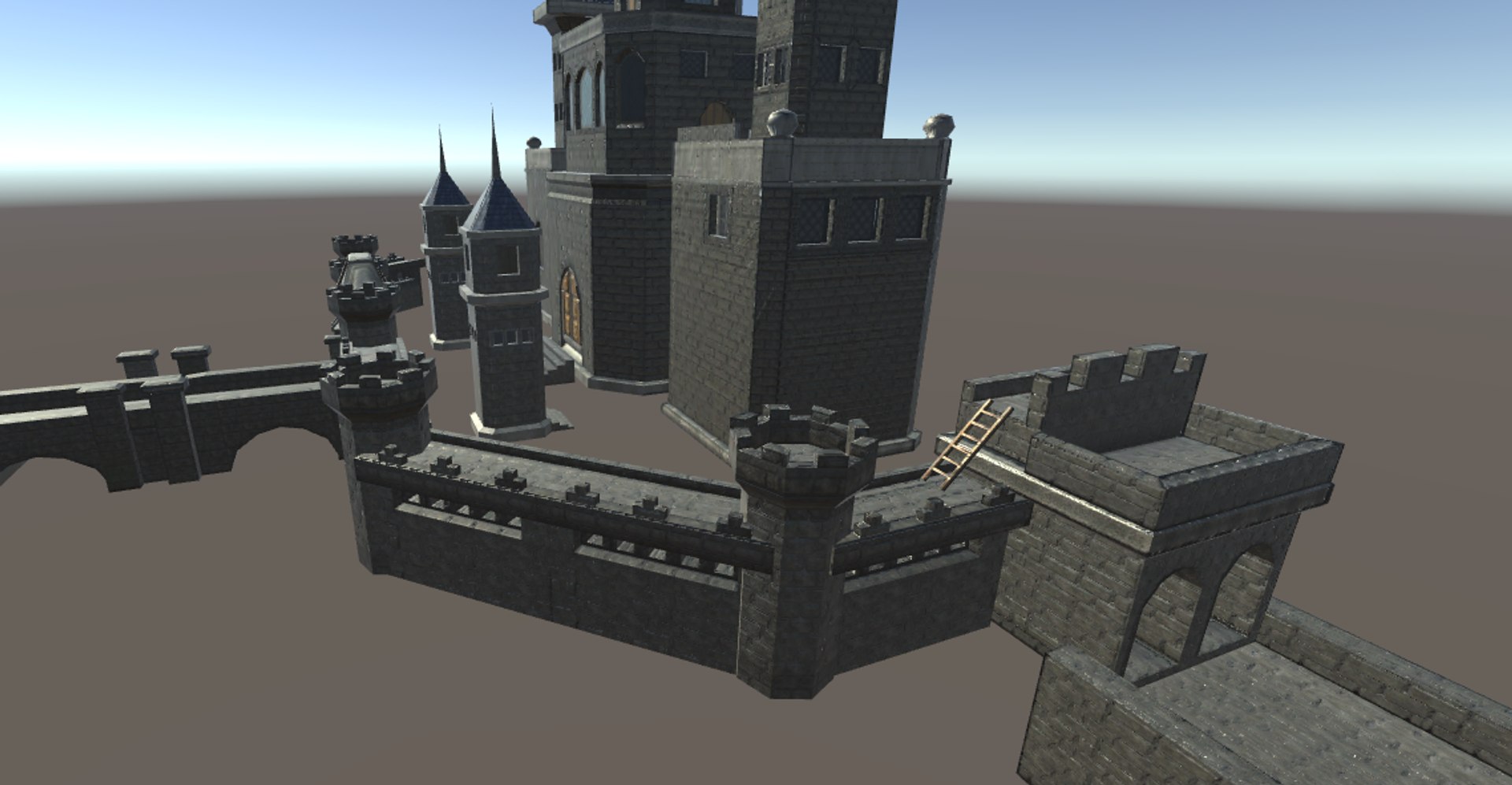 3D Modular Castle - TurboSquid 1443524