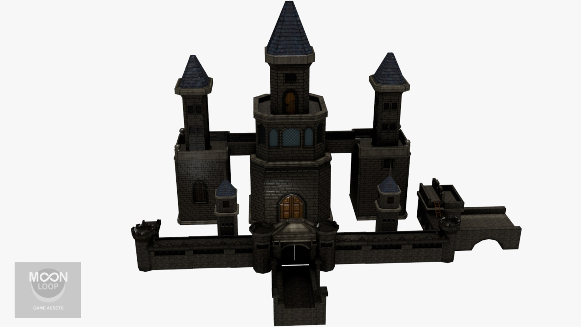 3D Modular Castle - TurboSquid 1443524