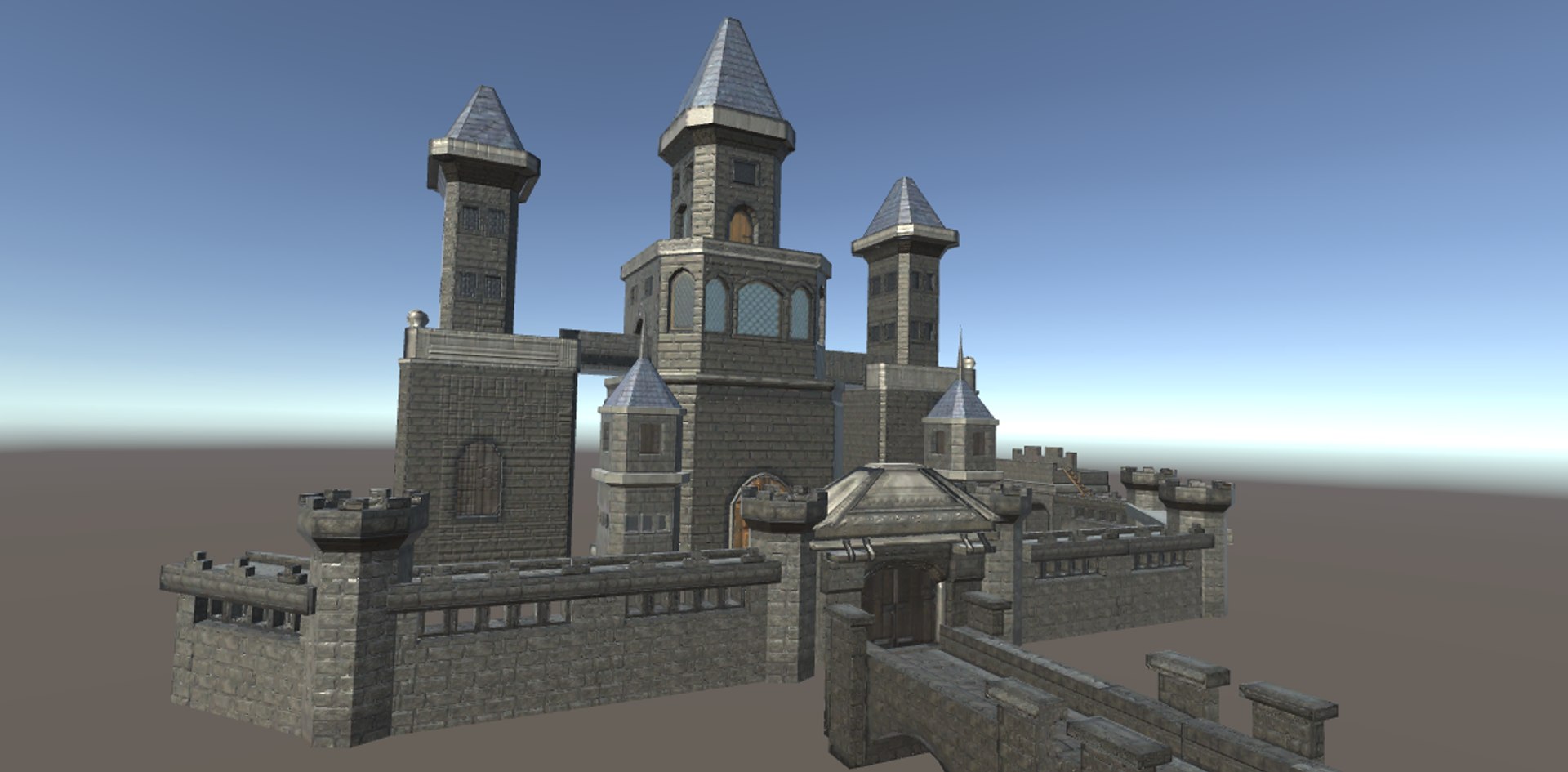 3D Modular Castle - TurboSquid 1443524