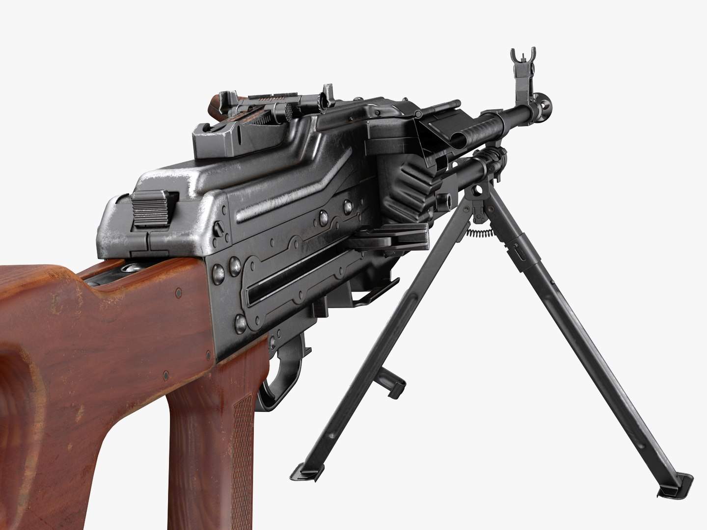 3D Model Machine Gun Pkm - TurboSquid 1231524