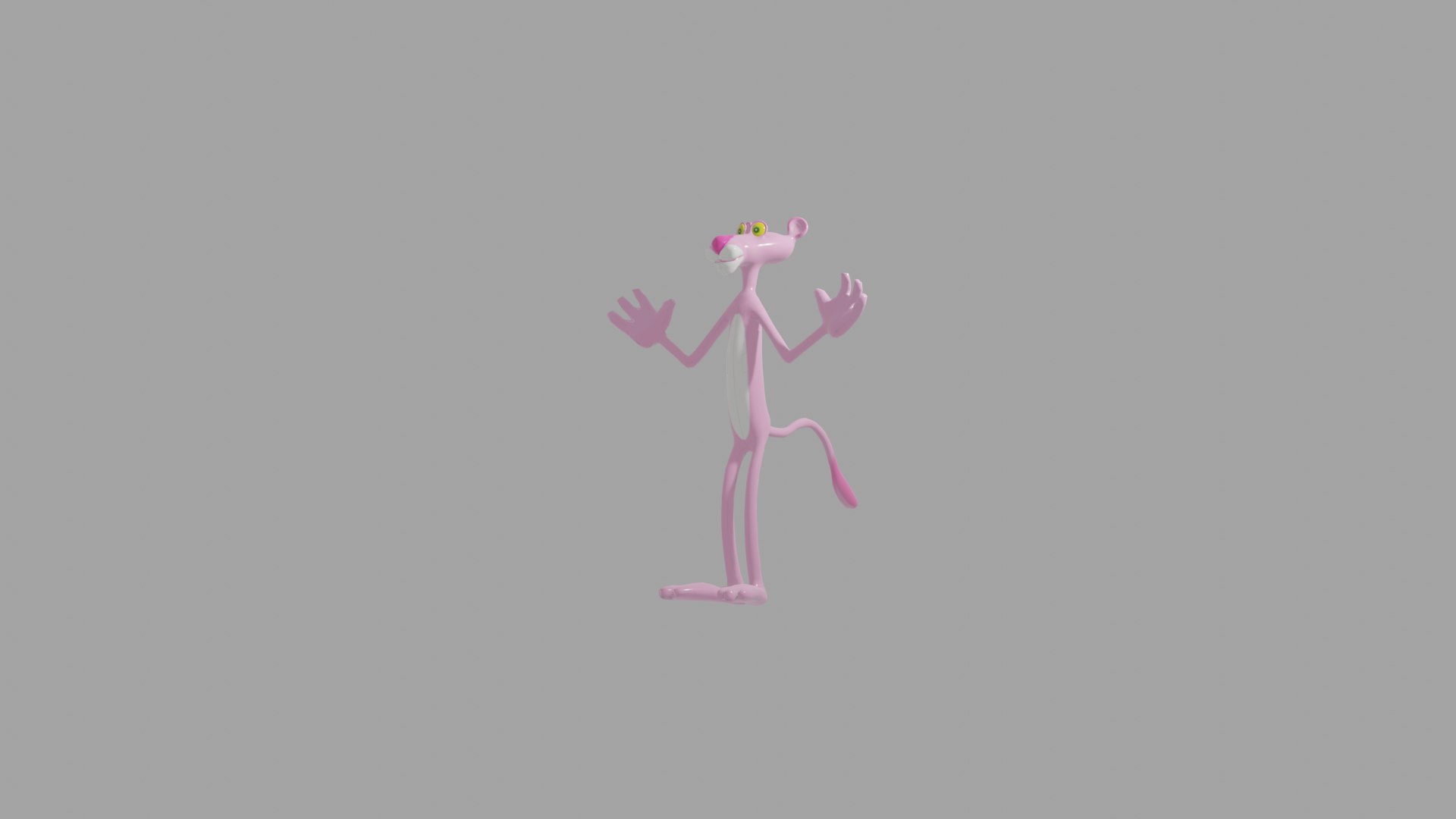 3D Pink Penther - TurboSquid 2221569