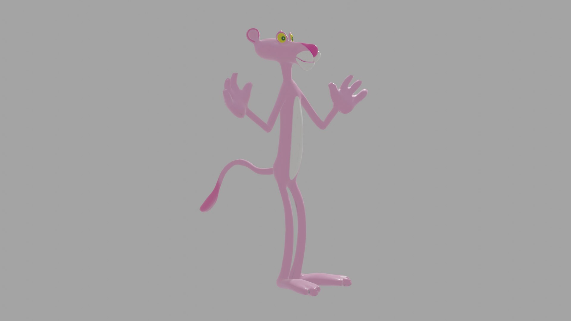 3D Pink Panther - TurboSquid 2221569