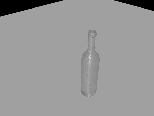 simple bottle 3d model