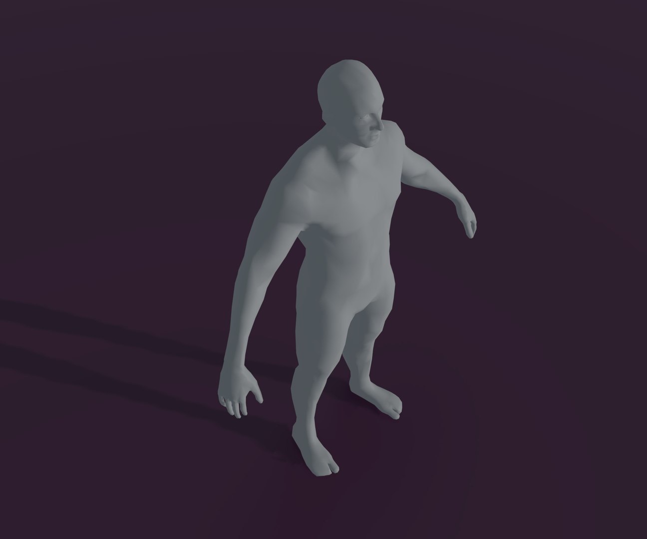 Male Body Base Mesh Animated And Rigged 3D Model - TurboSquid 1891198