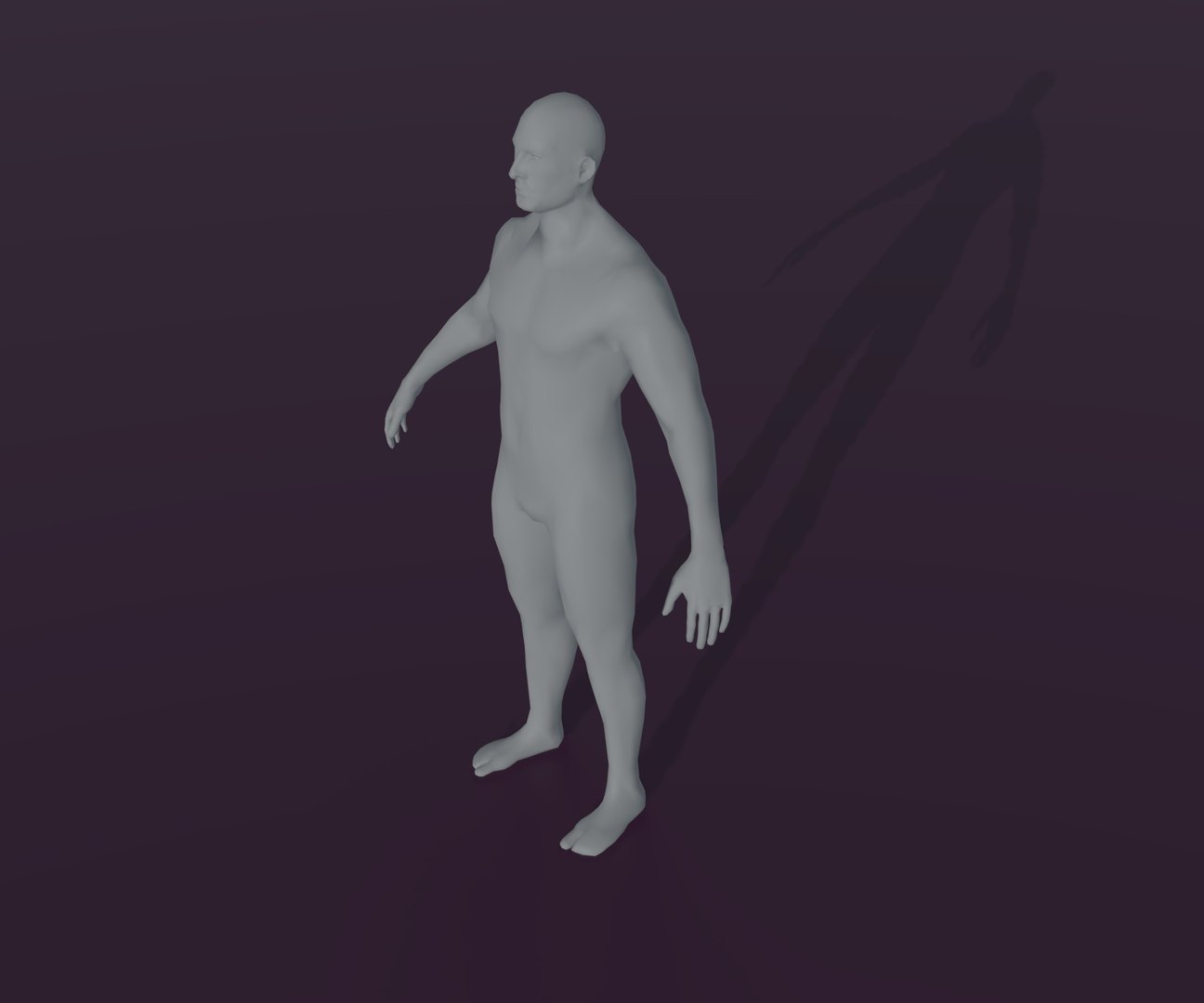 Male Body Base Mesh Animated And Rigged 3D Model - TurboSquid 1891198