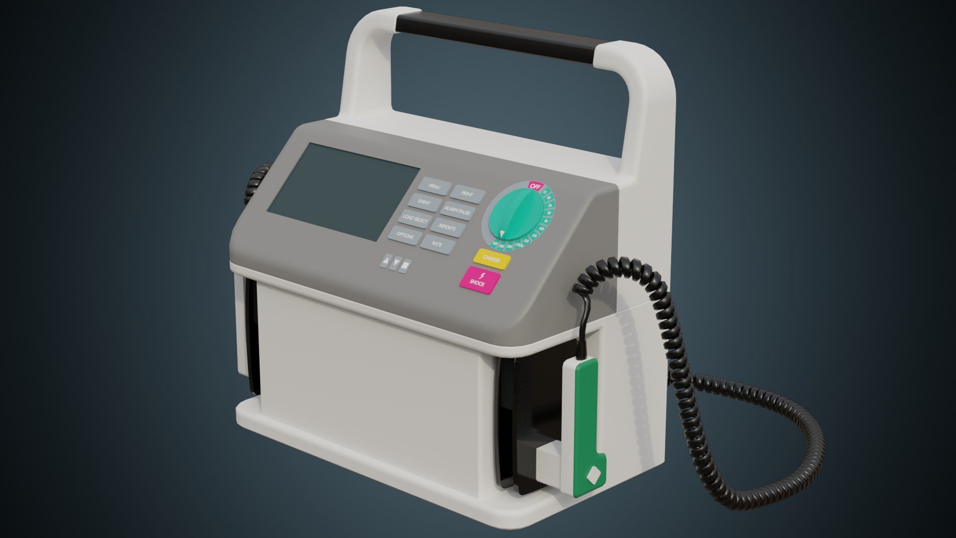 3D Model Defibrillator 1 Basic - TurboSquid 2039568