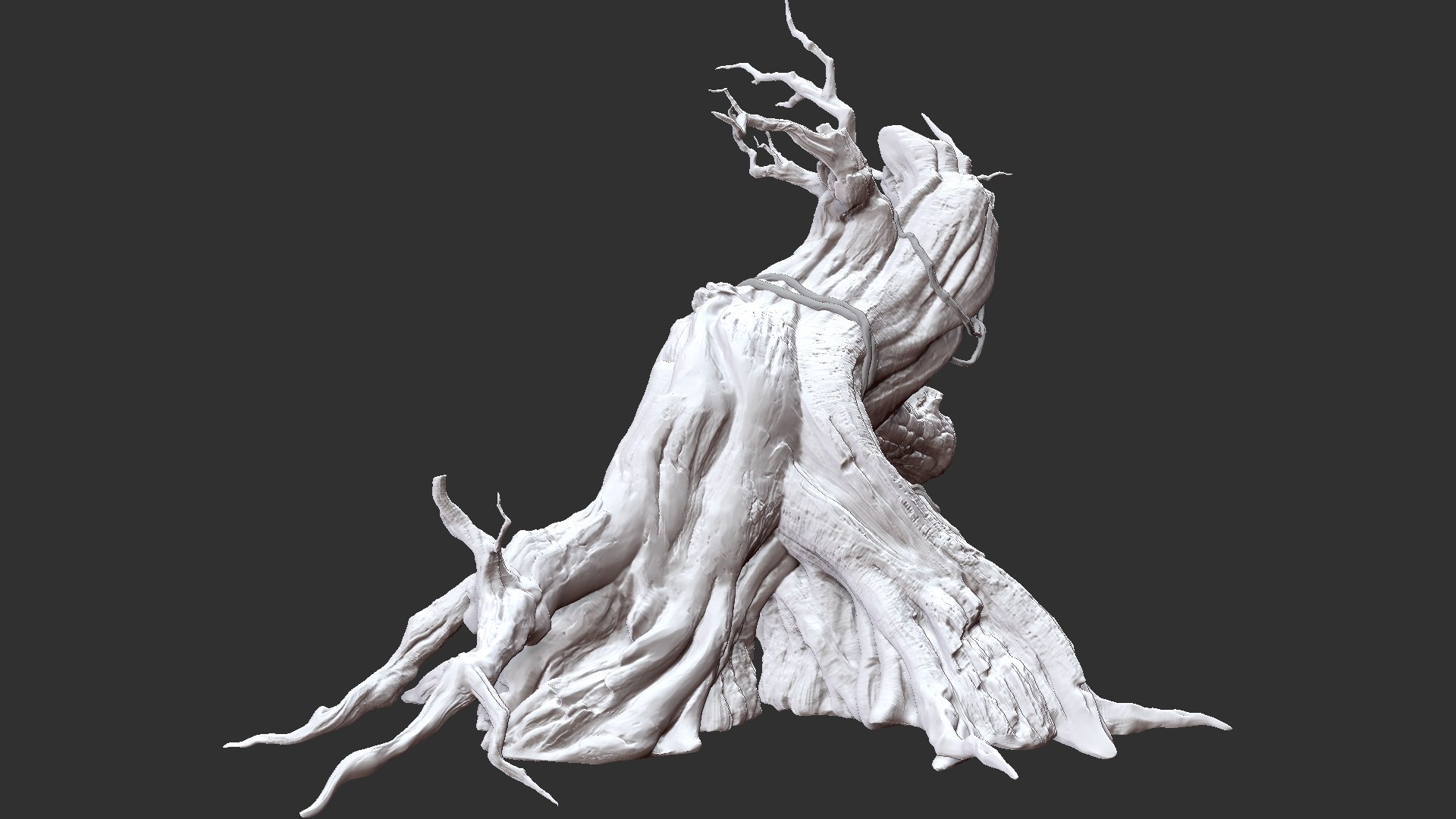 3D Tree zbrush sculpture model - TurboSquid 2164559