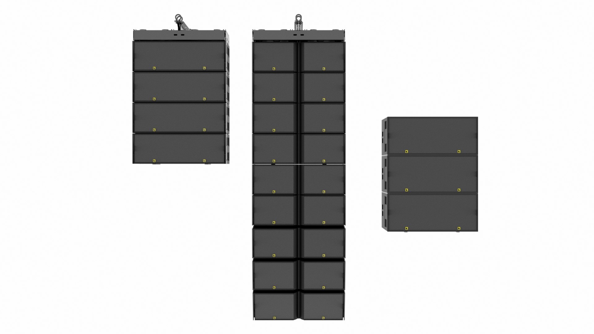 Concert Sound System Line Array L-Acoustics K1 Setup Model - TurboSquid ...