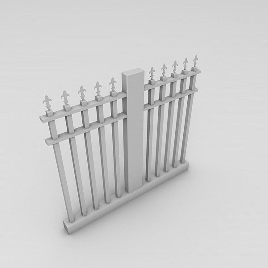 Dxf Metal Spear Fence