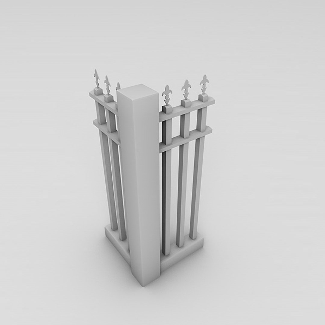 Dxf Metal Spear Fence