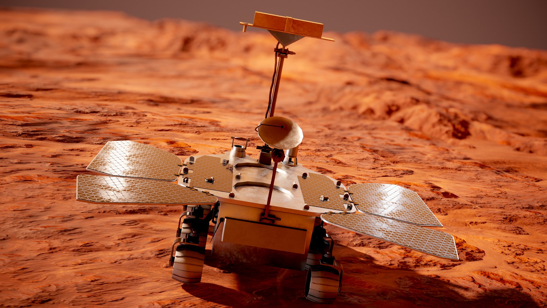 3D Model Tianwen-1 Mars Rover Zhurong - TurboSquid 1862663