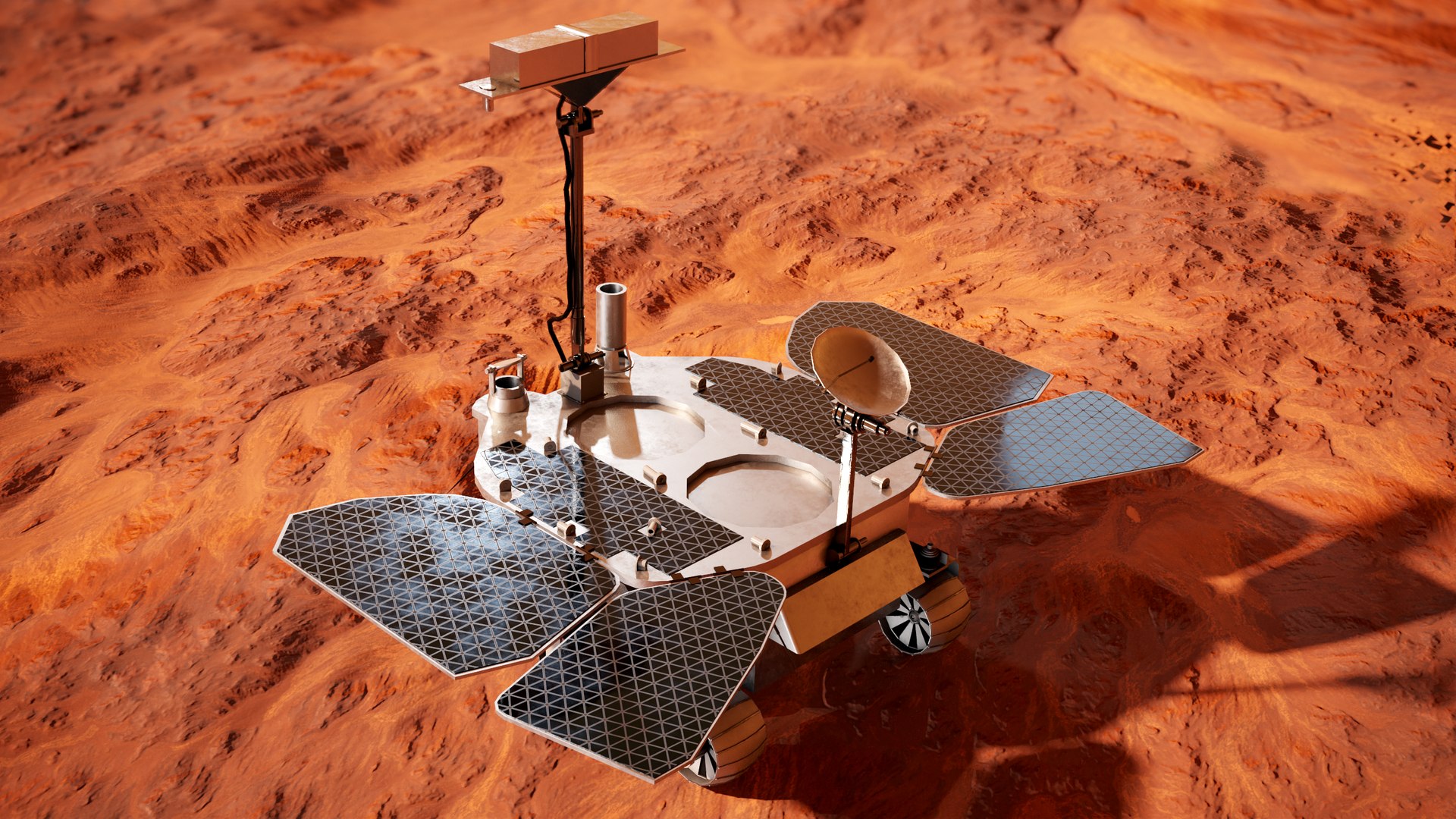 3D Model Tianwen-1 Mars Rover Zhurong - TurboSquid 1862663