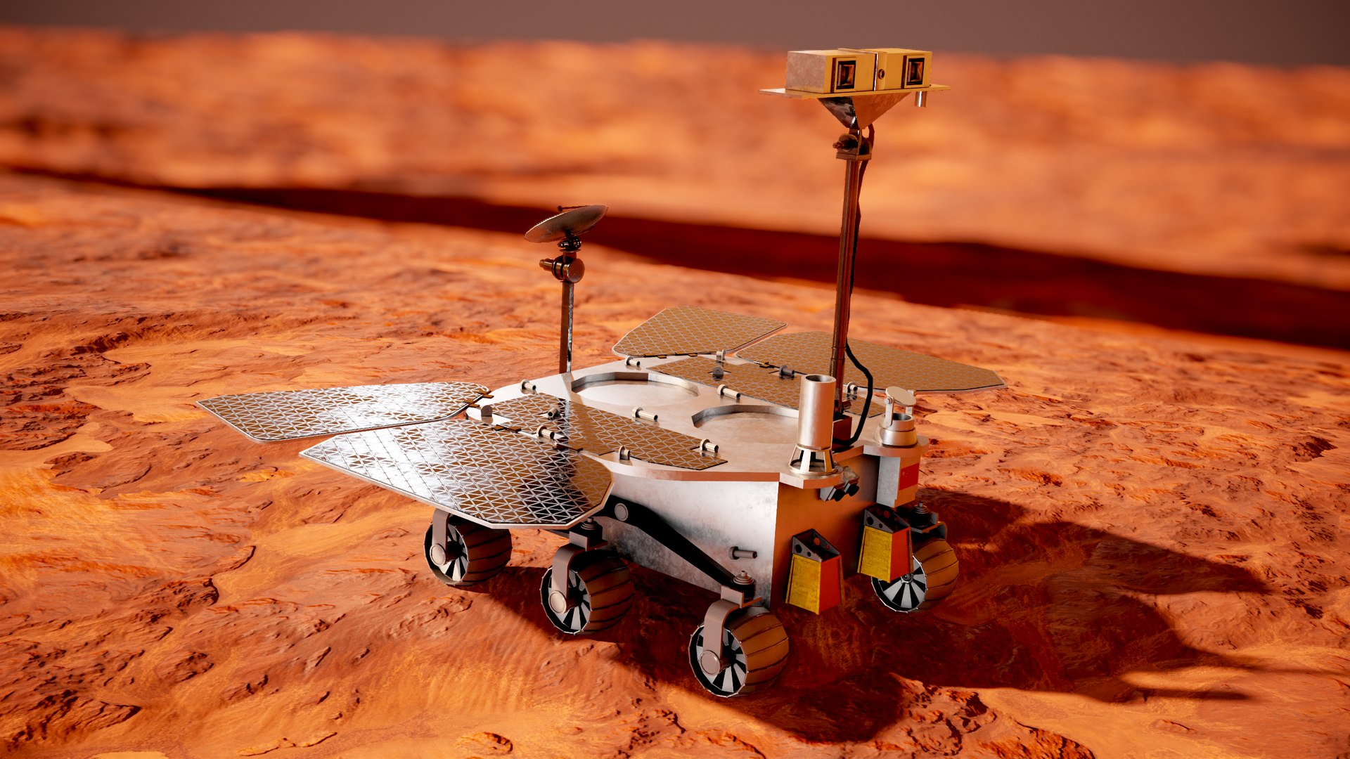 3D Model Tianwen-1 Mars Rover Zhurong - TurboSquid 1862663