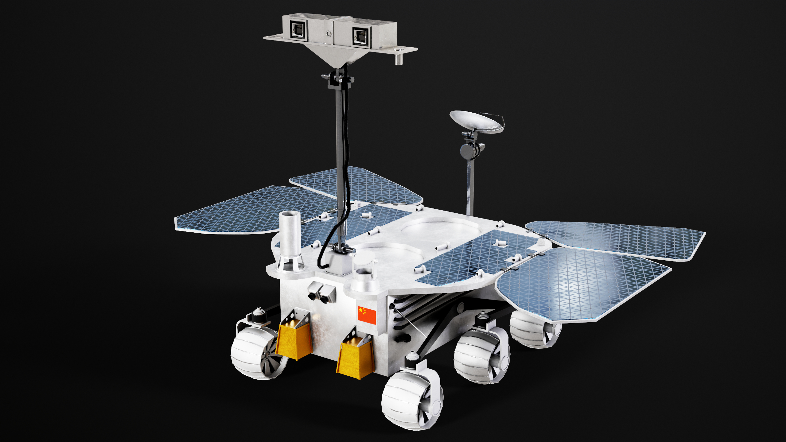 Tianwen-1 Mars Rover Zhurong Modelo 3D - TurboSquid 1862663