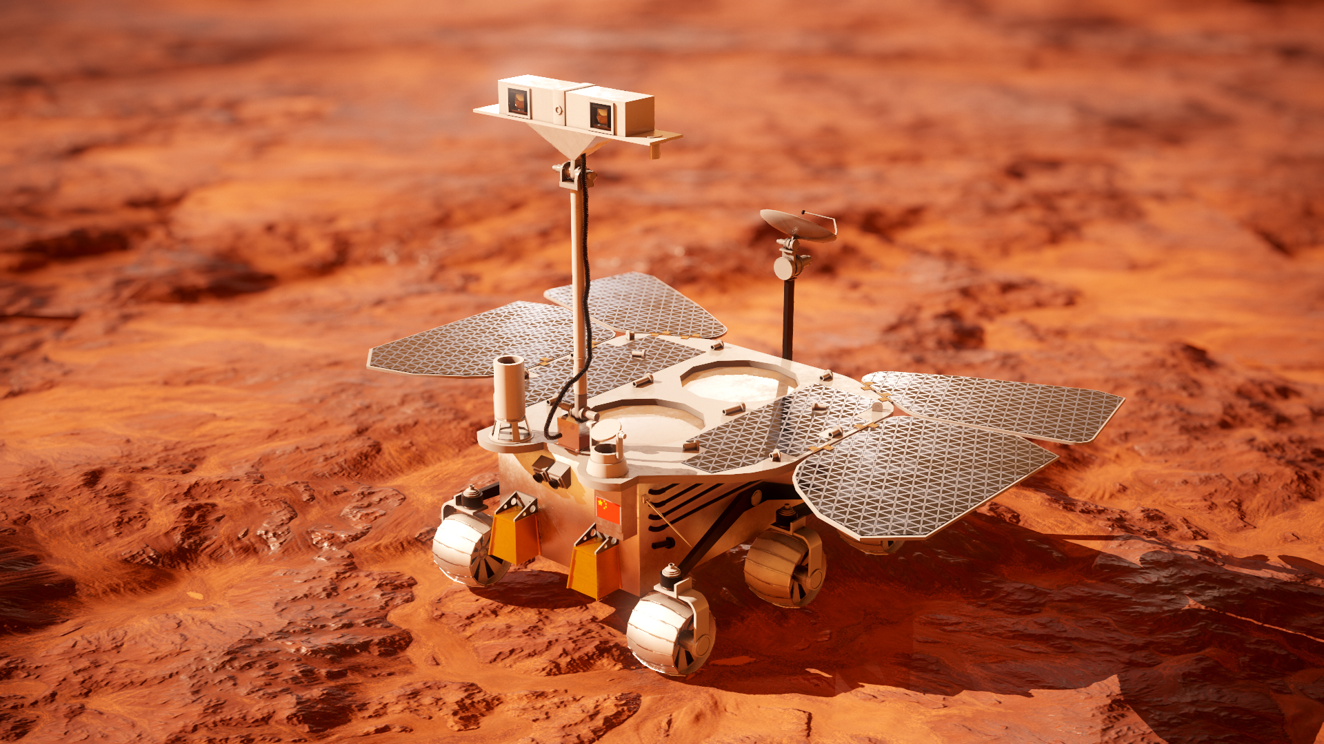 3D Model Tianwen-1 Mars Rover Zhurong - TurboSquid 1862663
