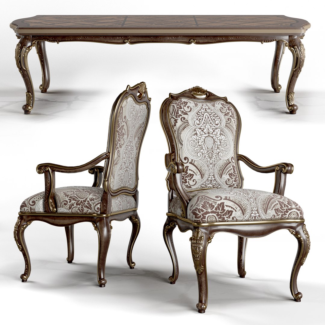 Carson Aria Dining Chair 3D - TurboSquid 1441205