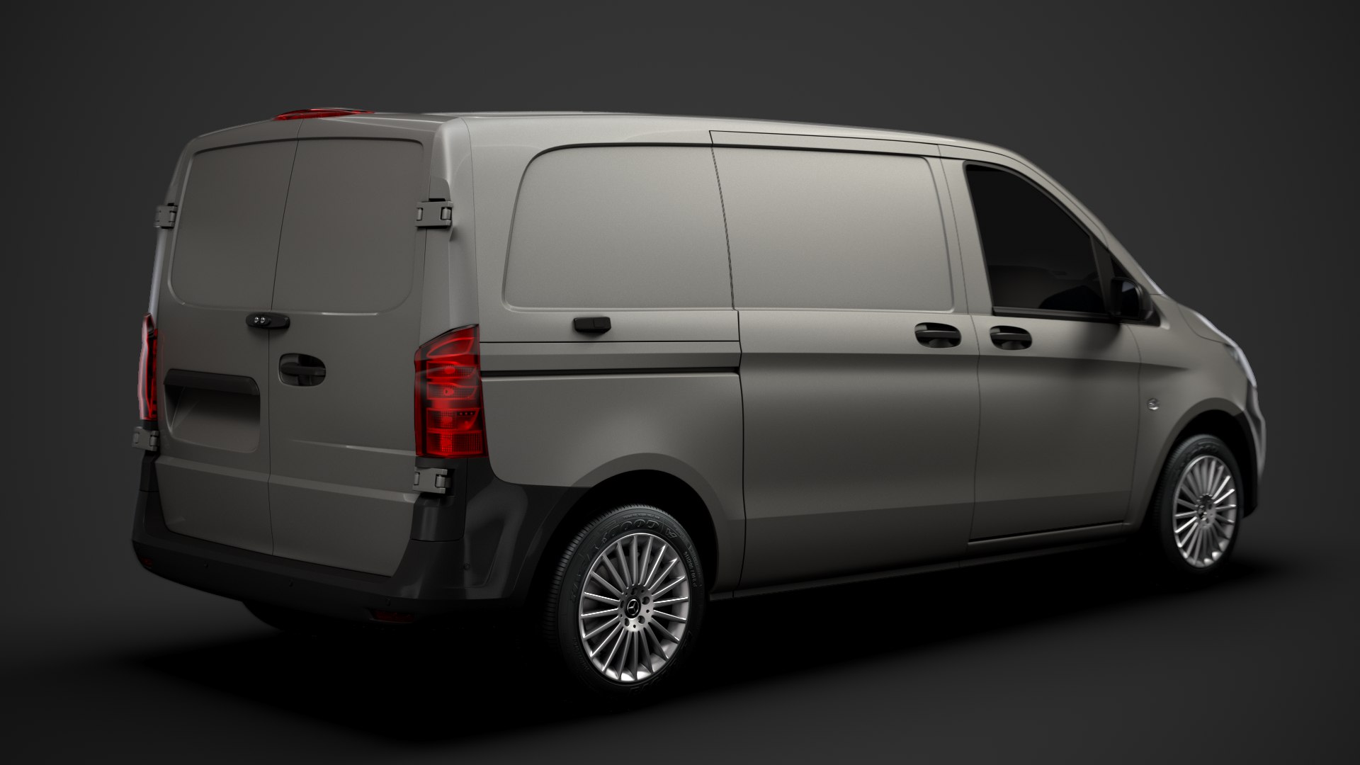 3D mercedes benz vito panel model - TurboSquid 1523683