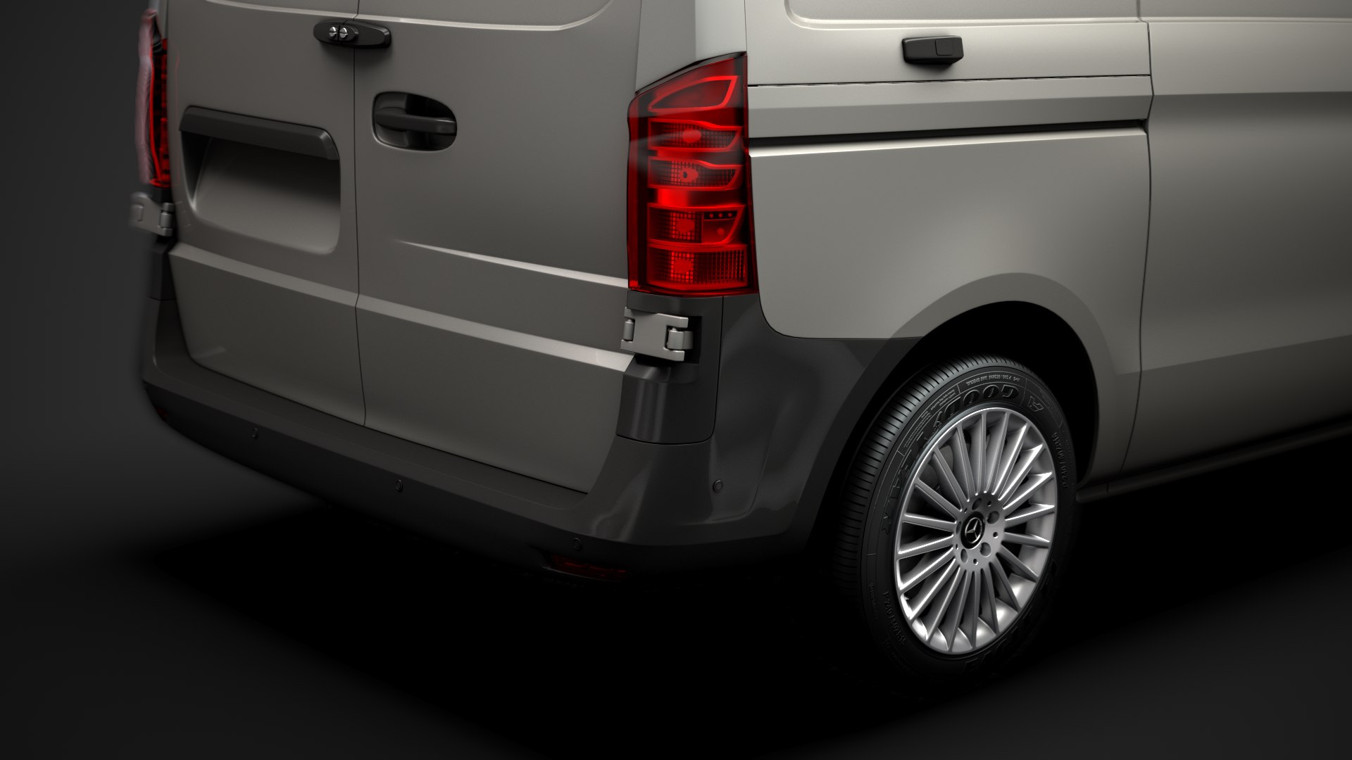 3D mercedes benz vito panel model - TurboSquid 1523683