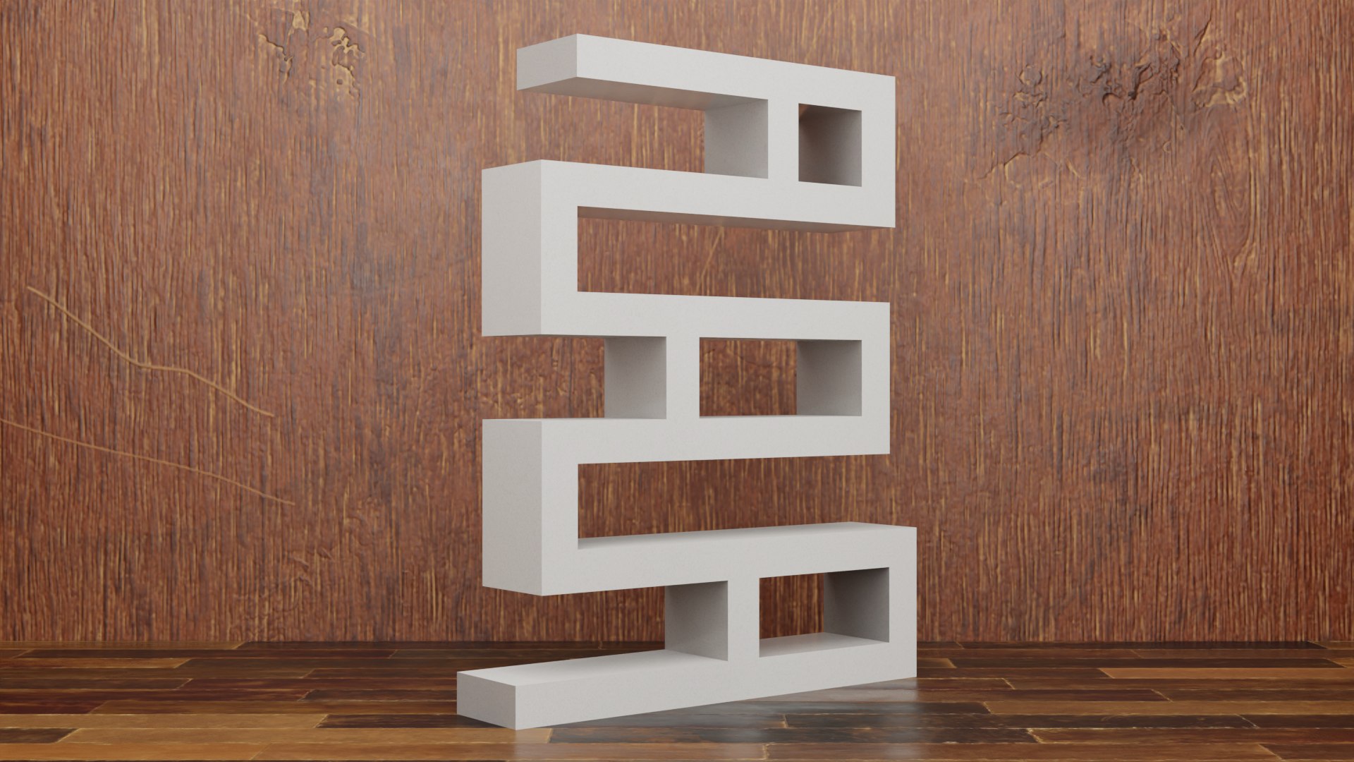 3D Bookshelf Model - TurboSquid 2064737