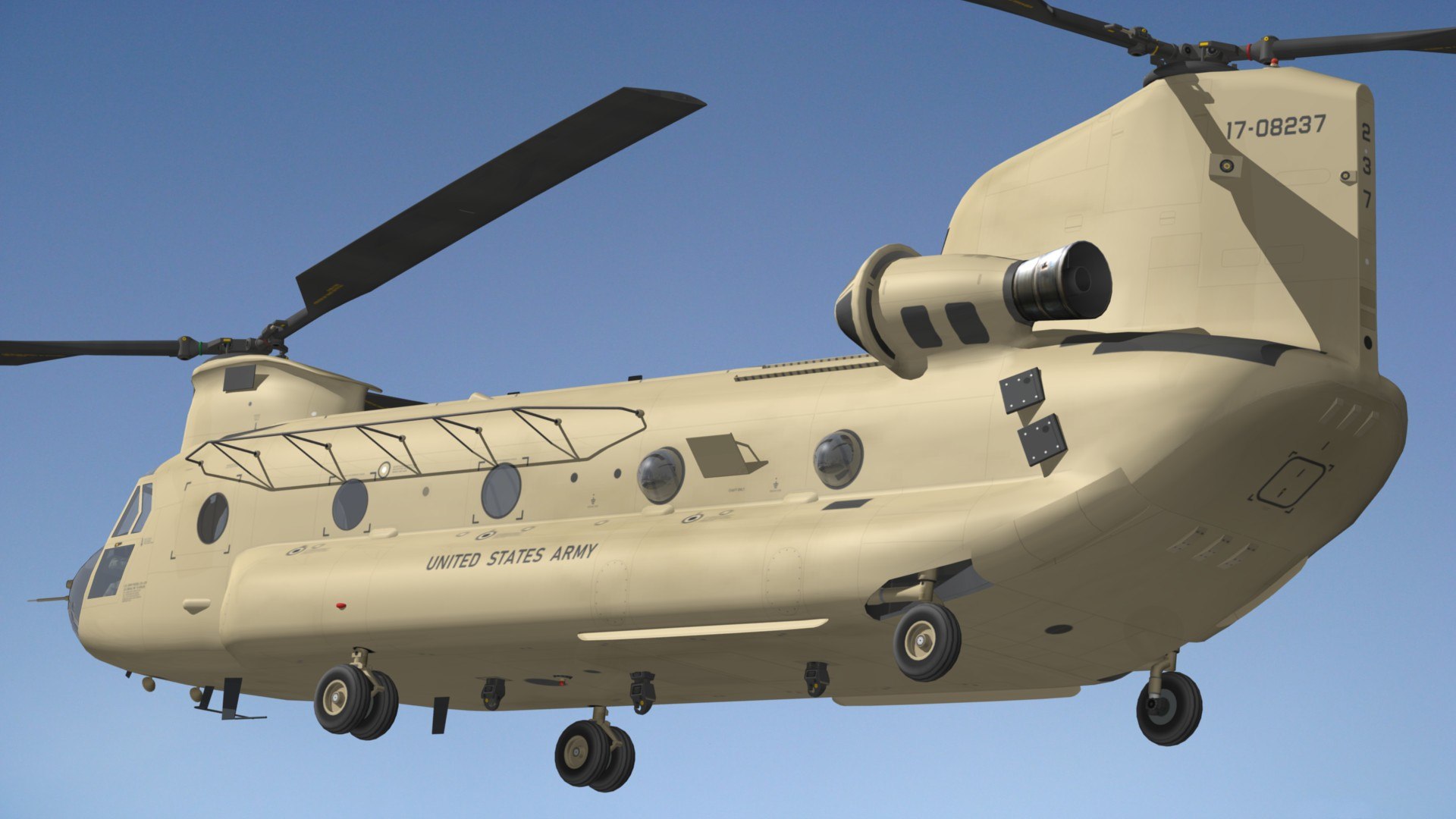 CH47 Chinook 3D Model - TurboSquid 1904579