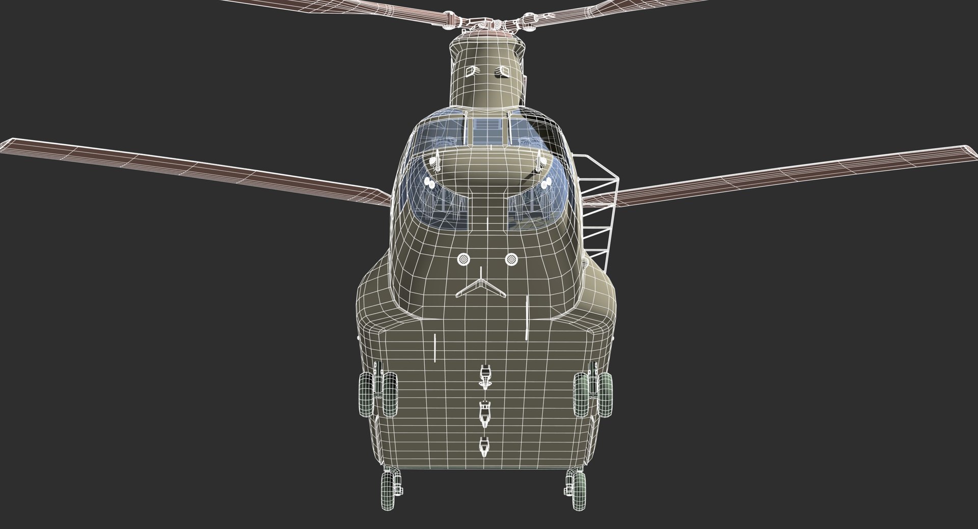 CH47 Chinook 3D model - TurboSquid 1904579