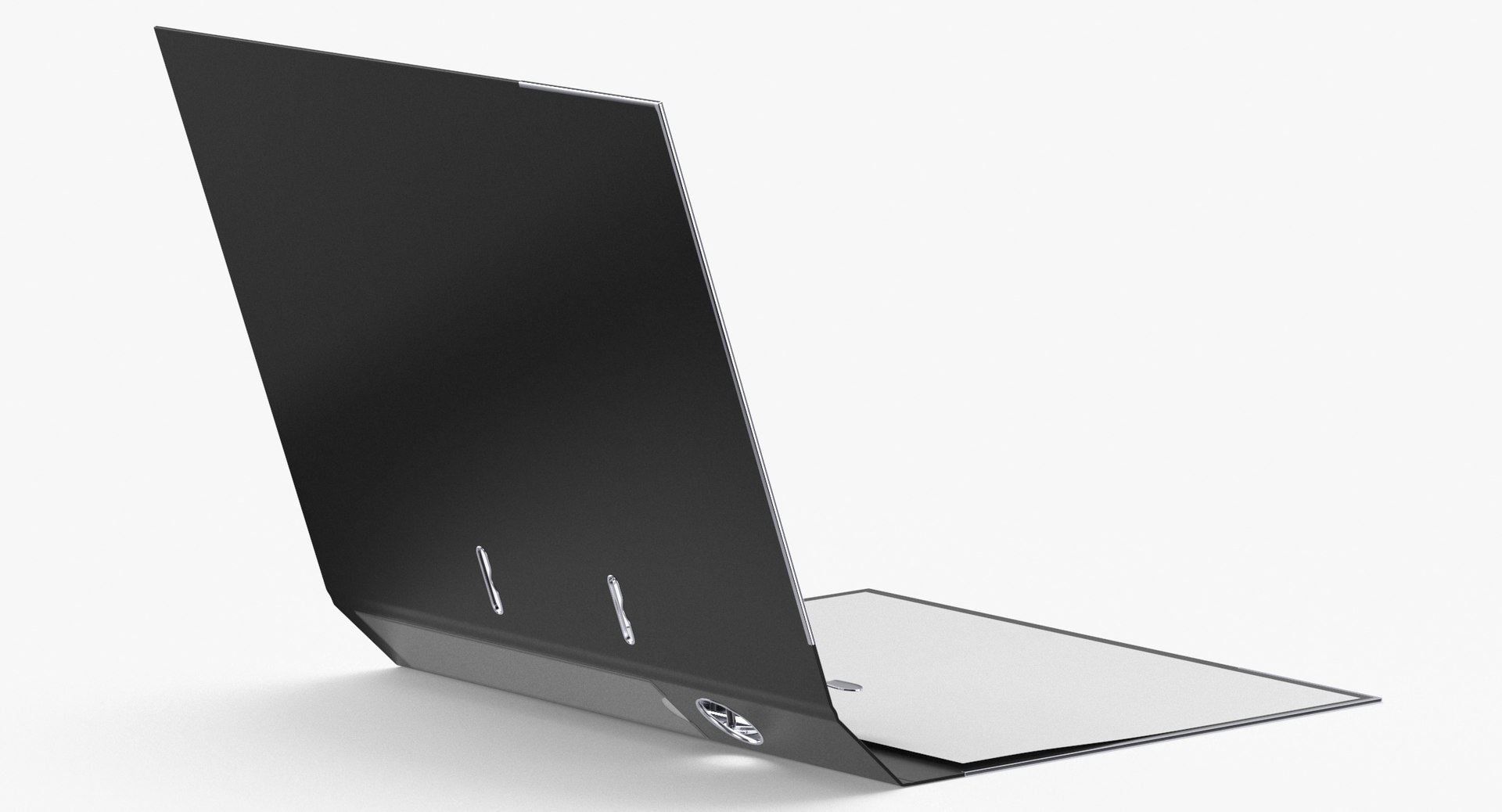 3D Office Stationary Binder Type 01 And 02 Different Poses Blank And ...