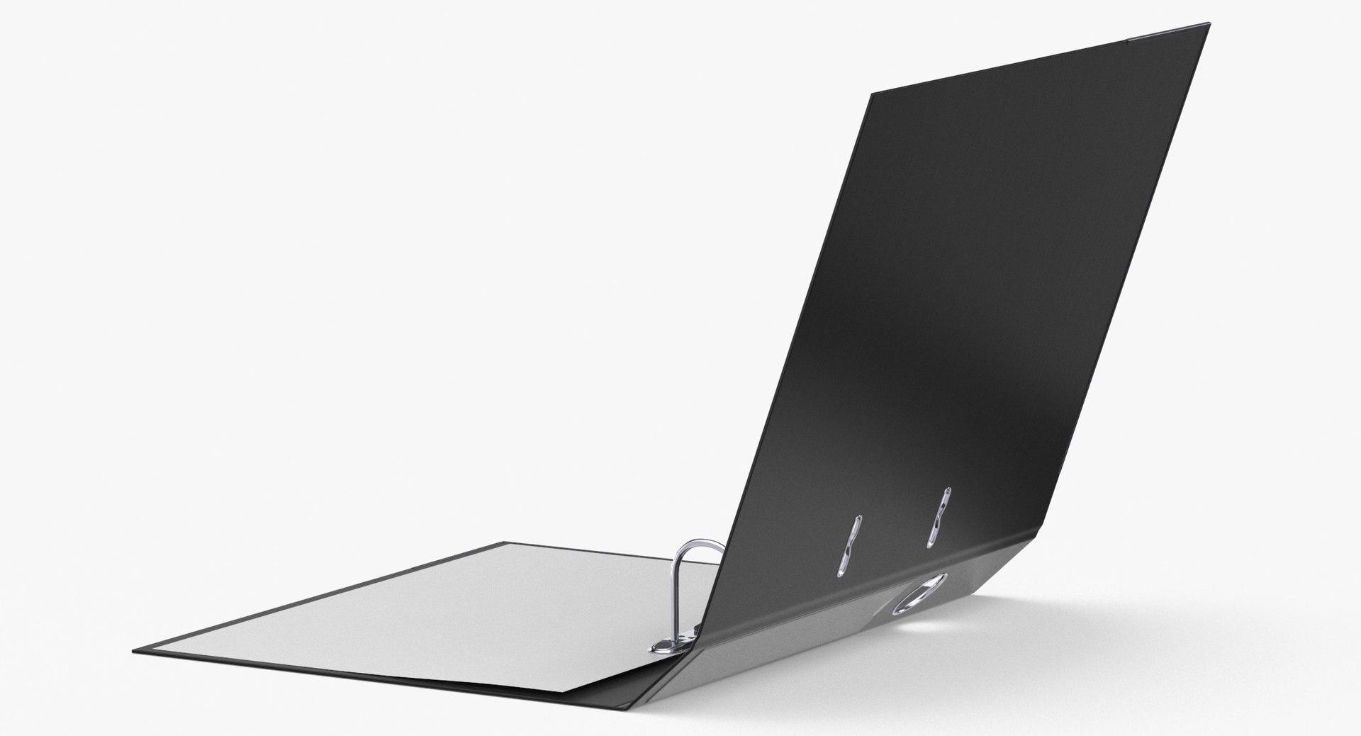 3D Office Stationary Binder Type 01 And 02 Different Poses Blank And ...