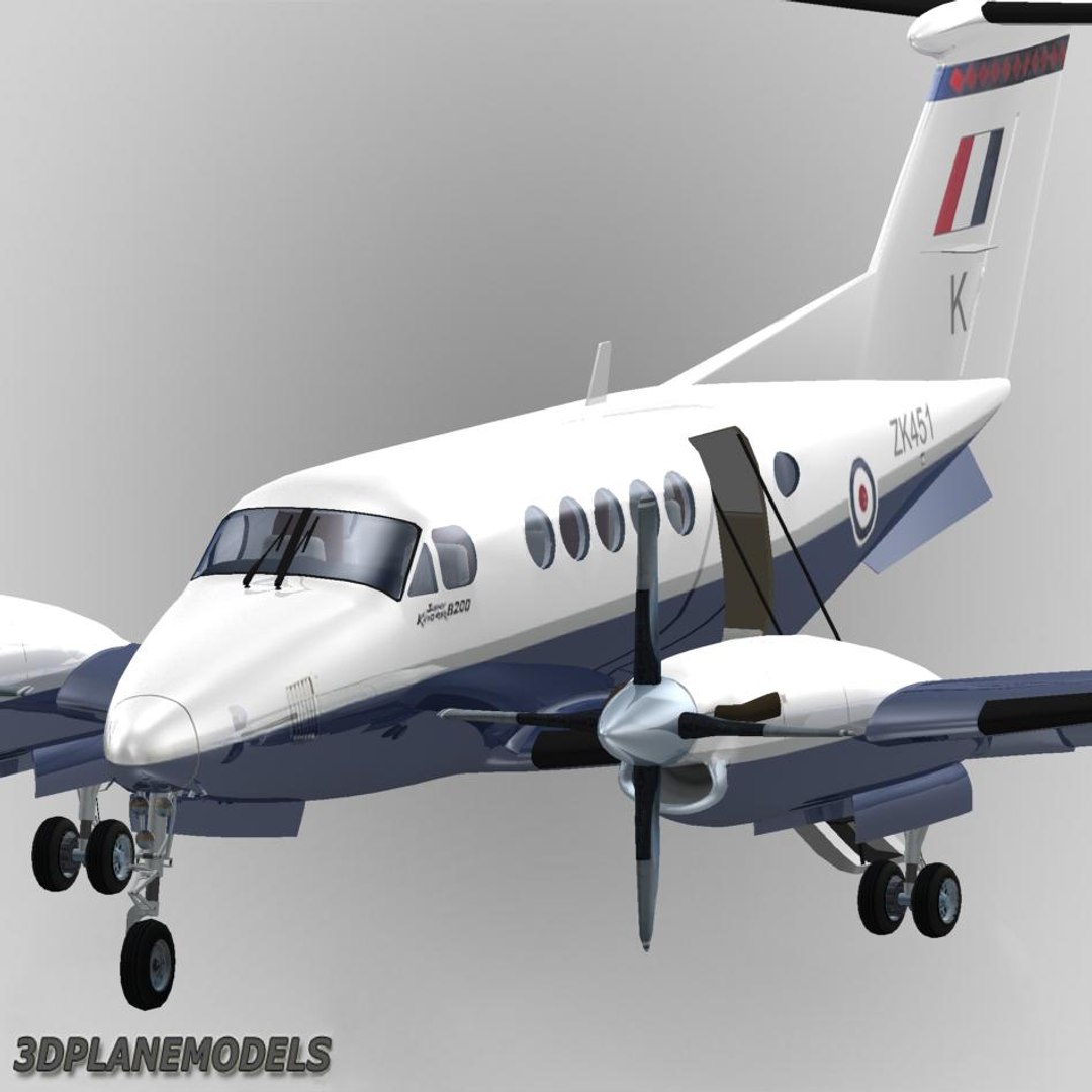 3d Model Beechcraft Super King Air