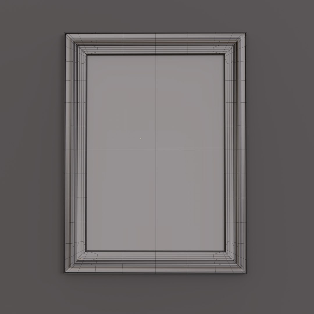 Picture frame 3 3D model - TurboSquid 1923315