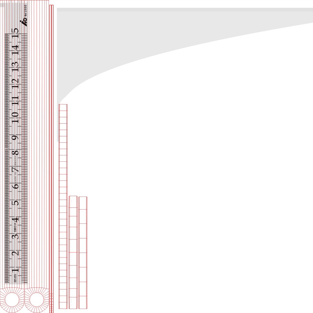3D Steel Ruler - TurboSquid 2391890
