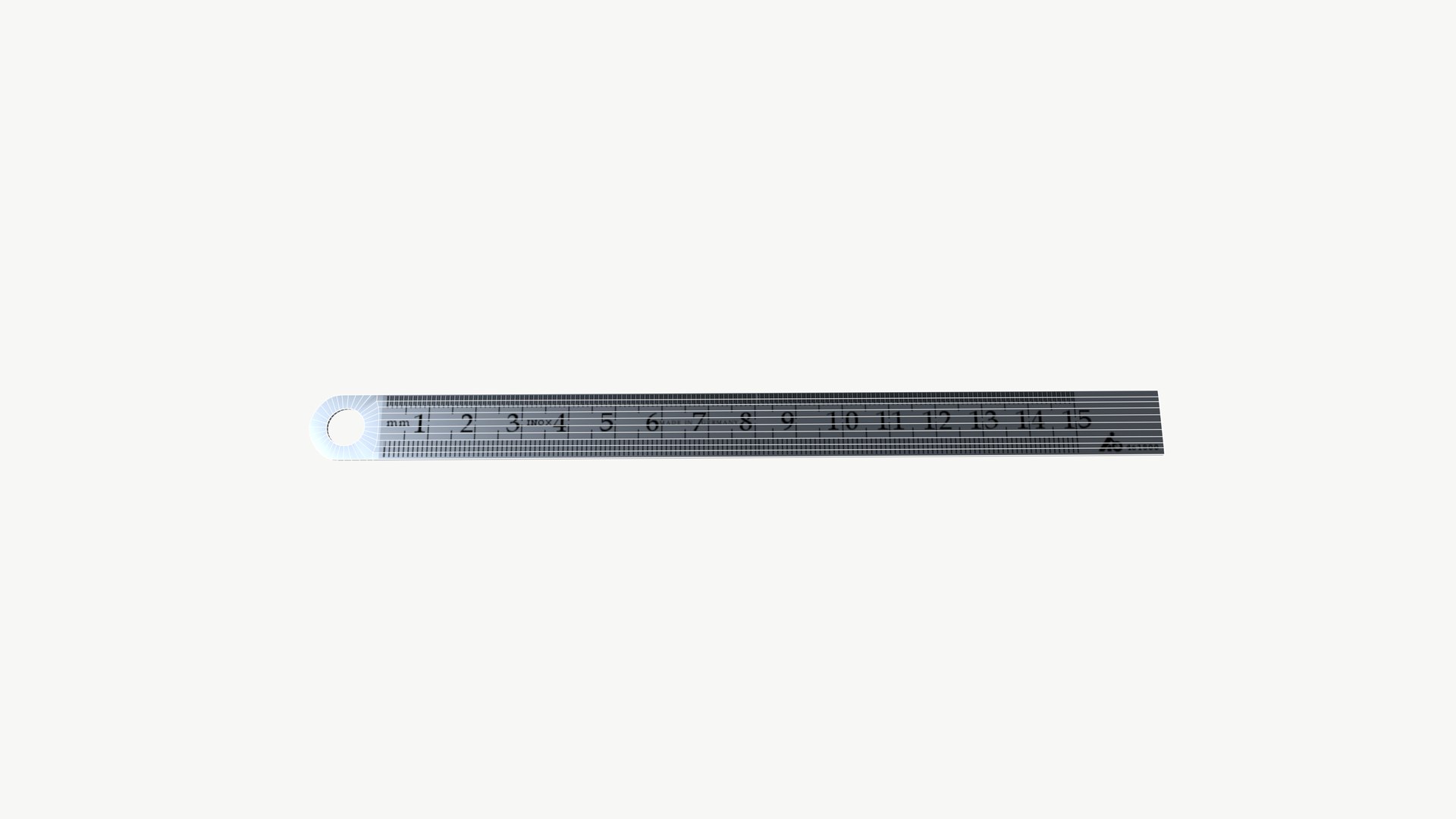 3D Steel Ruler - TurboSquid 2391890
