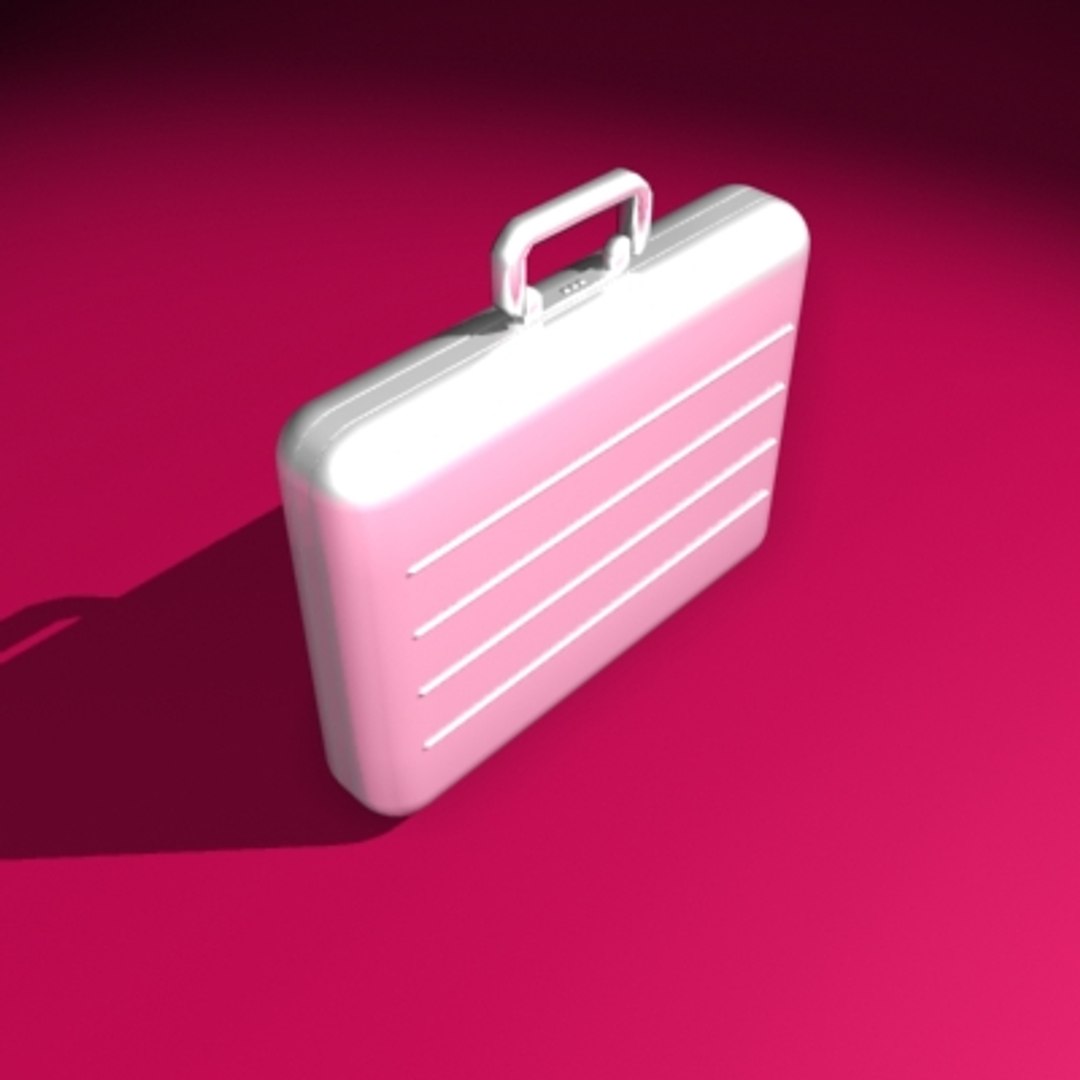 Suitcase Executive Aluminum Obj