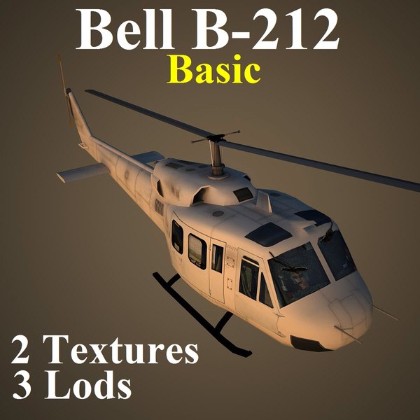 Bell 212 3D Models for Download | TurboSquid
