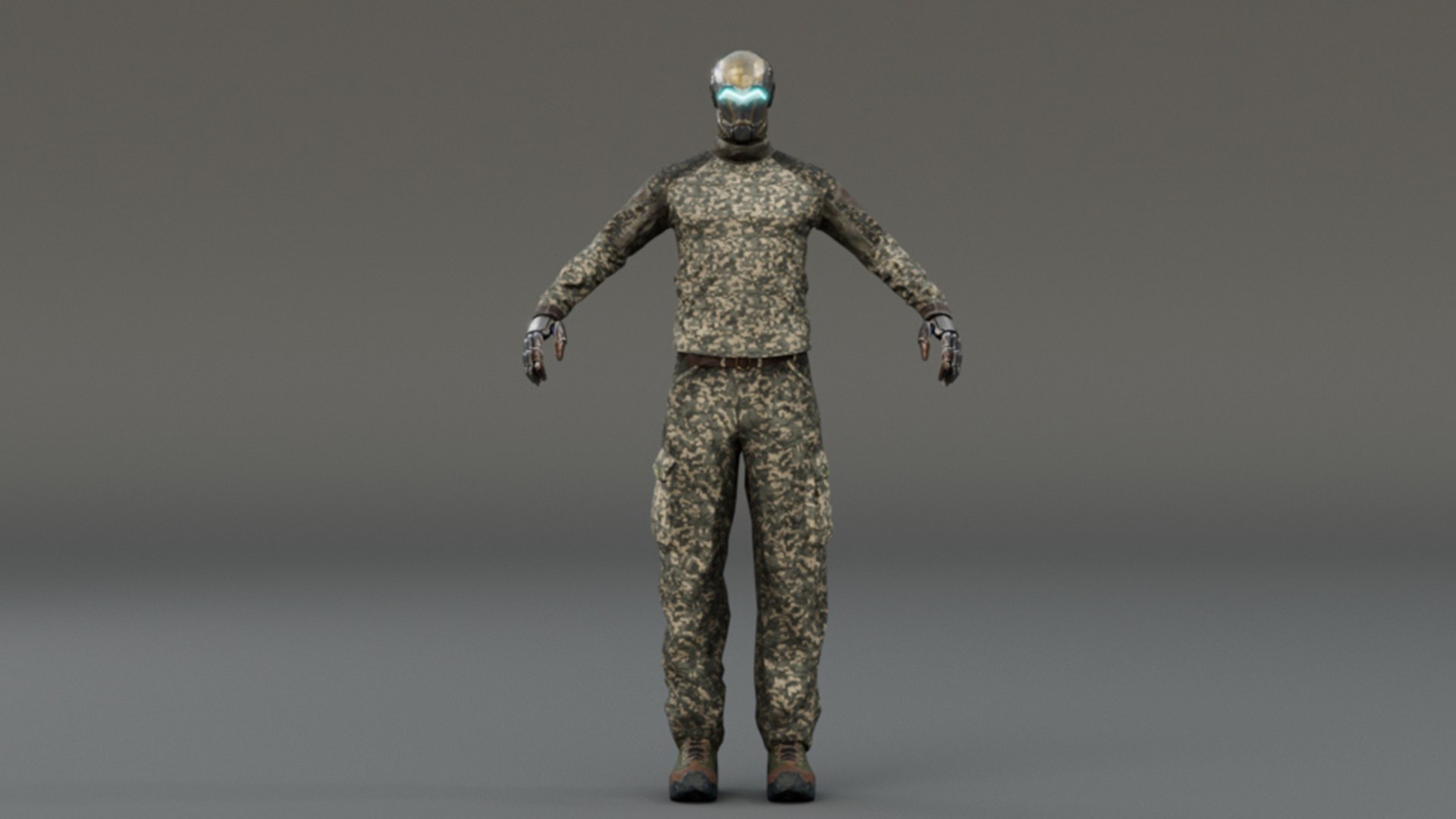 Robot Soldier 3D Model - TurboSquid 2239903