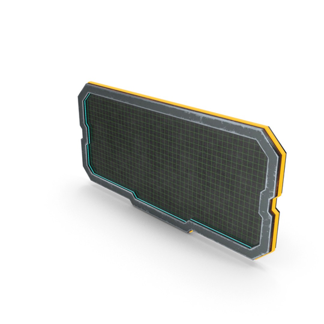 Scifi Screen PBR 3D - TurboSquid 2169908