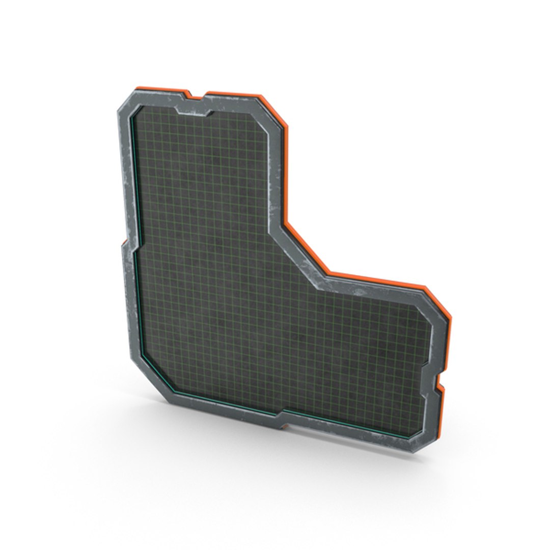 Scifi Screen PBR 3D - TurboSquid 2169908