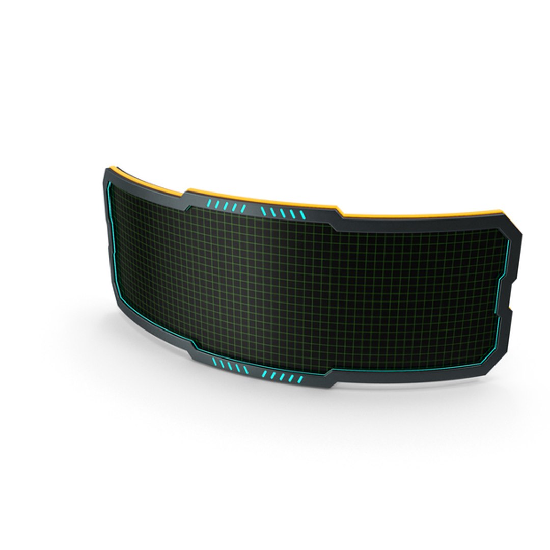 Scifi Screen PBR 3D - TurboSquid 2169908